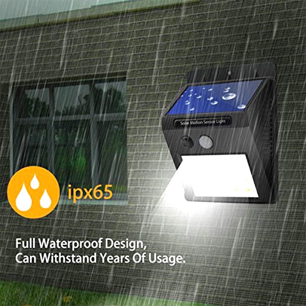 213 Solar Security Led Night Light For Home Outdoorgarden Wall (Black ...
